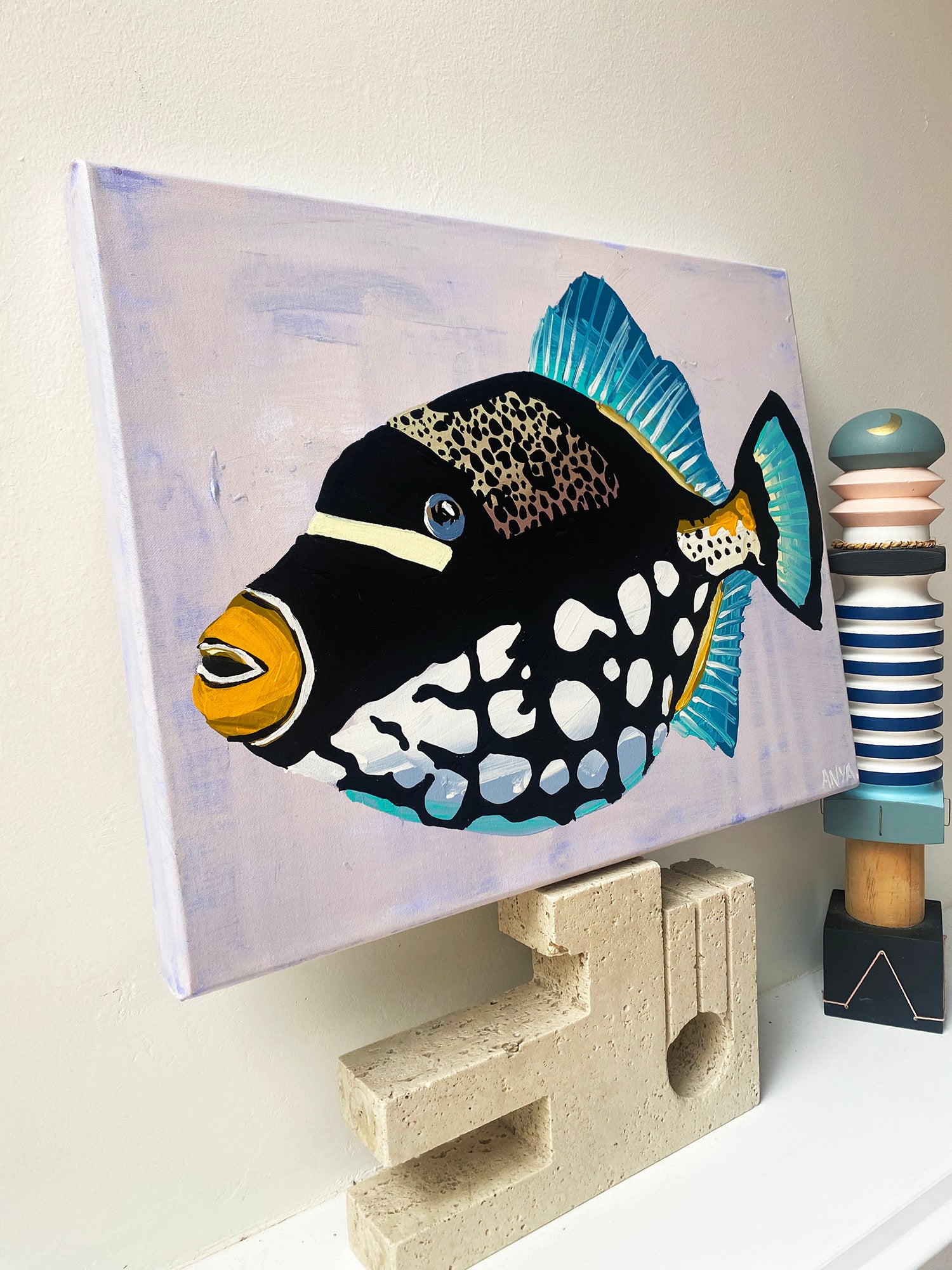 Paintings | Fish Thirteen | Anya Brock