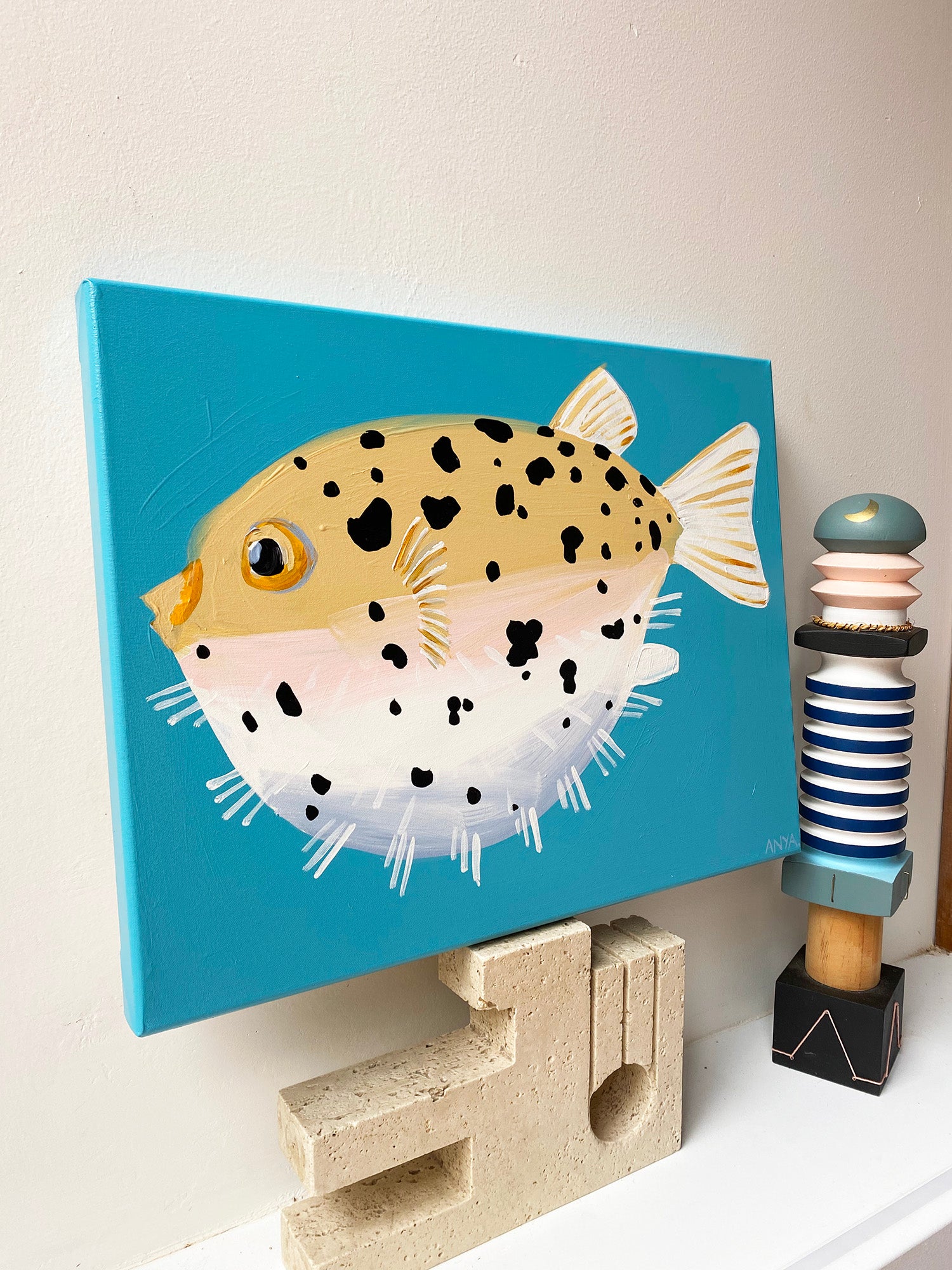 Paintings | Fish Fourteen | Anya Brock