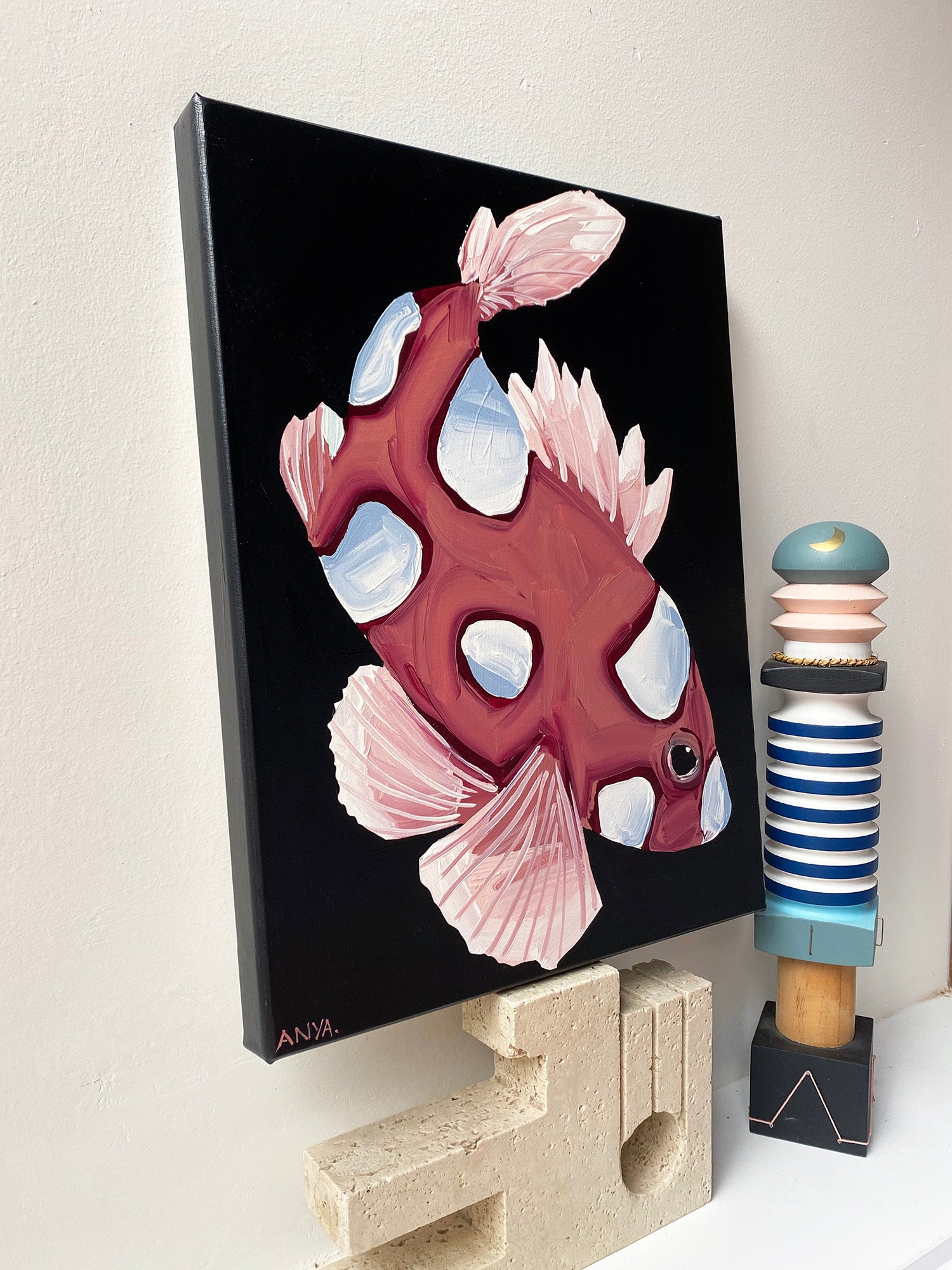 Paintings | Fish Fifteen | Anya Brock