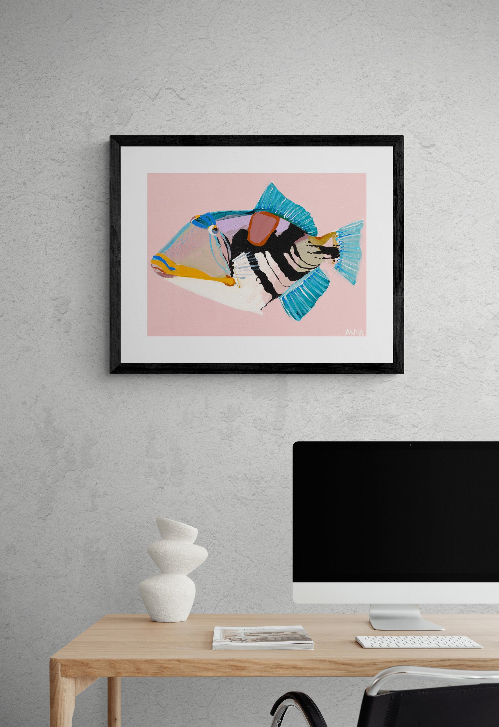 PAPER PRINT | Fish Seventeen | Anya Brock