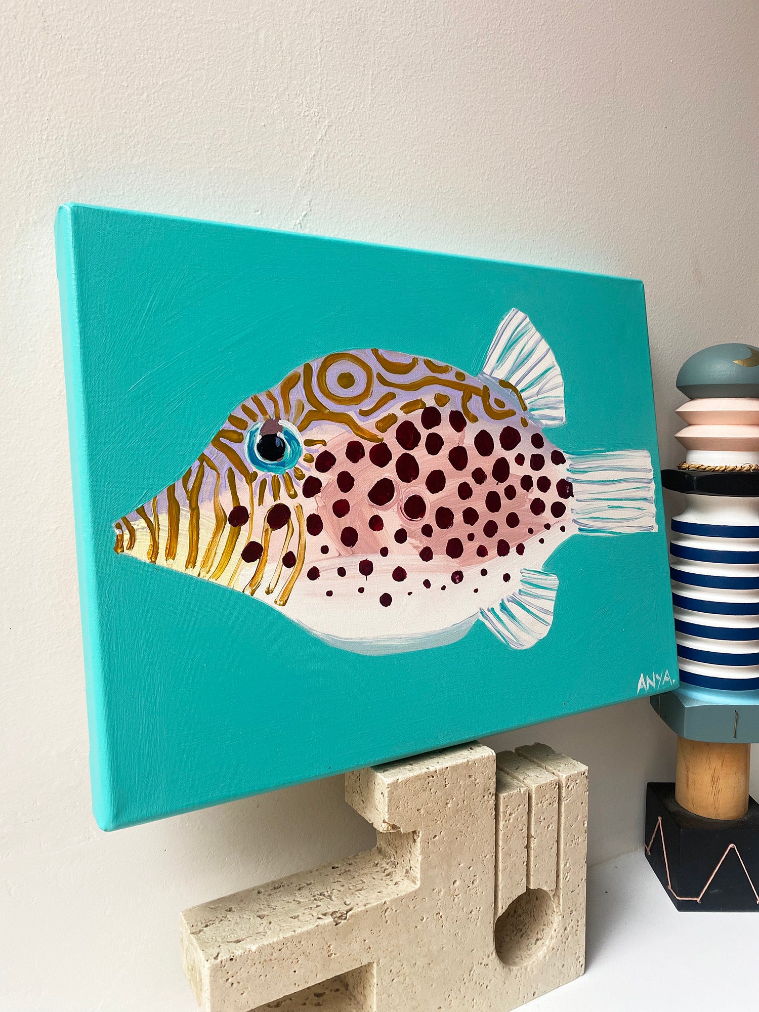 Paintings | Fish Eighteen | Anya Brock