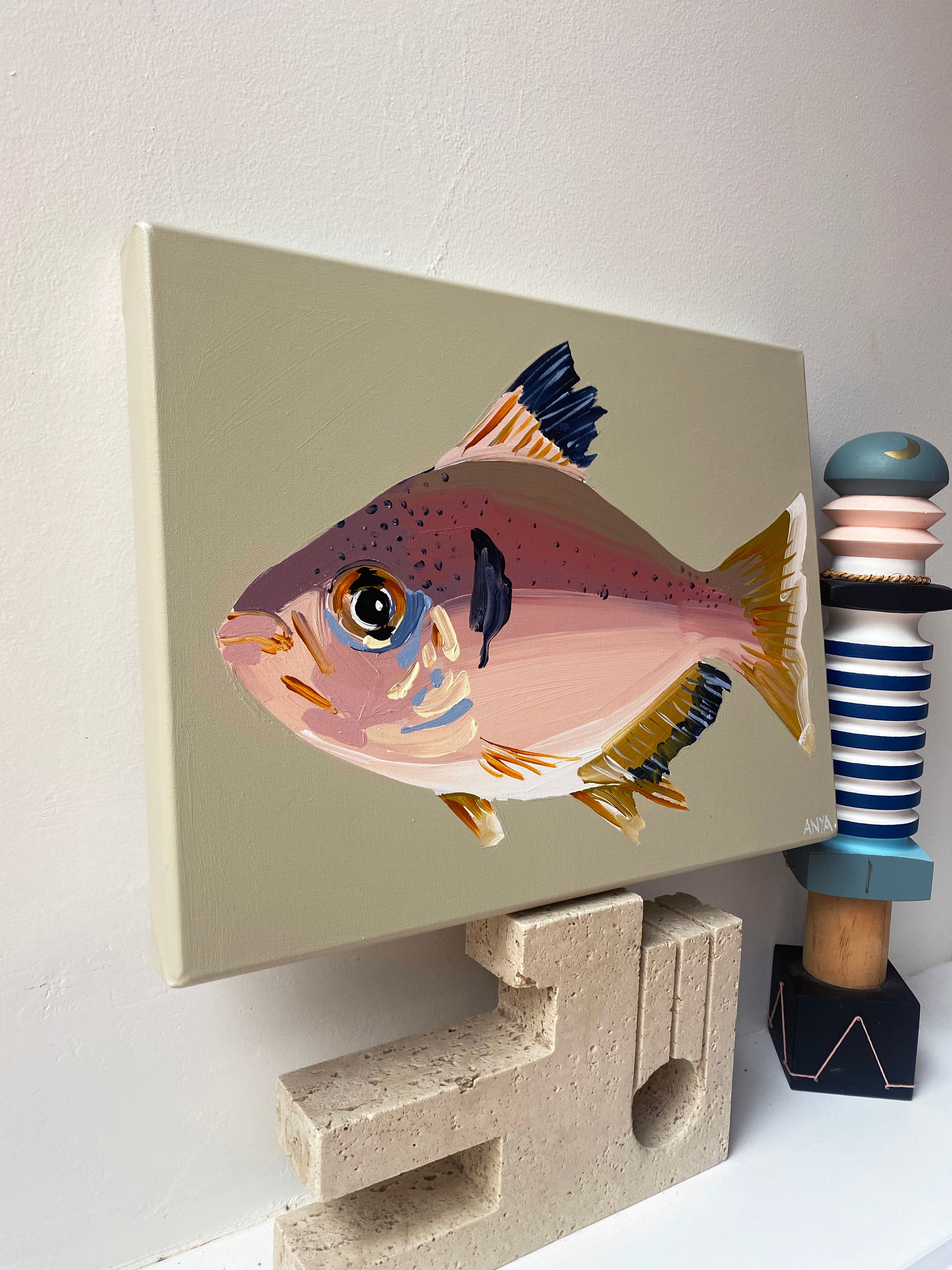 Paintings | Fish Nineteen | Anya Brock