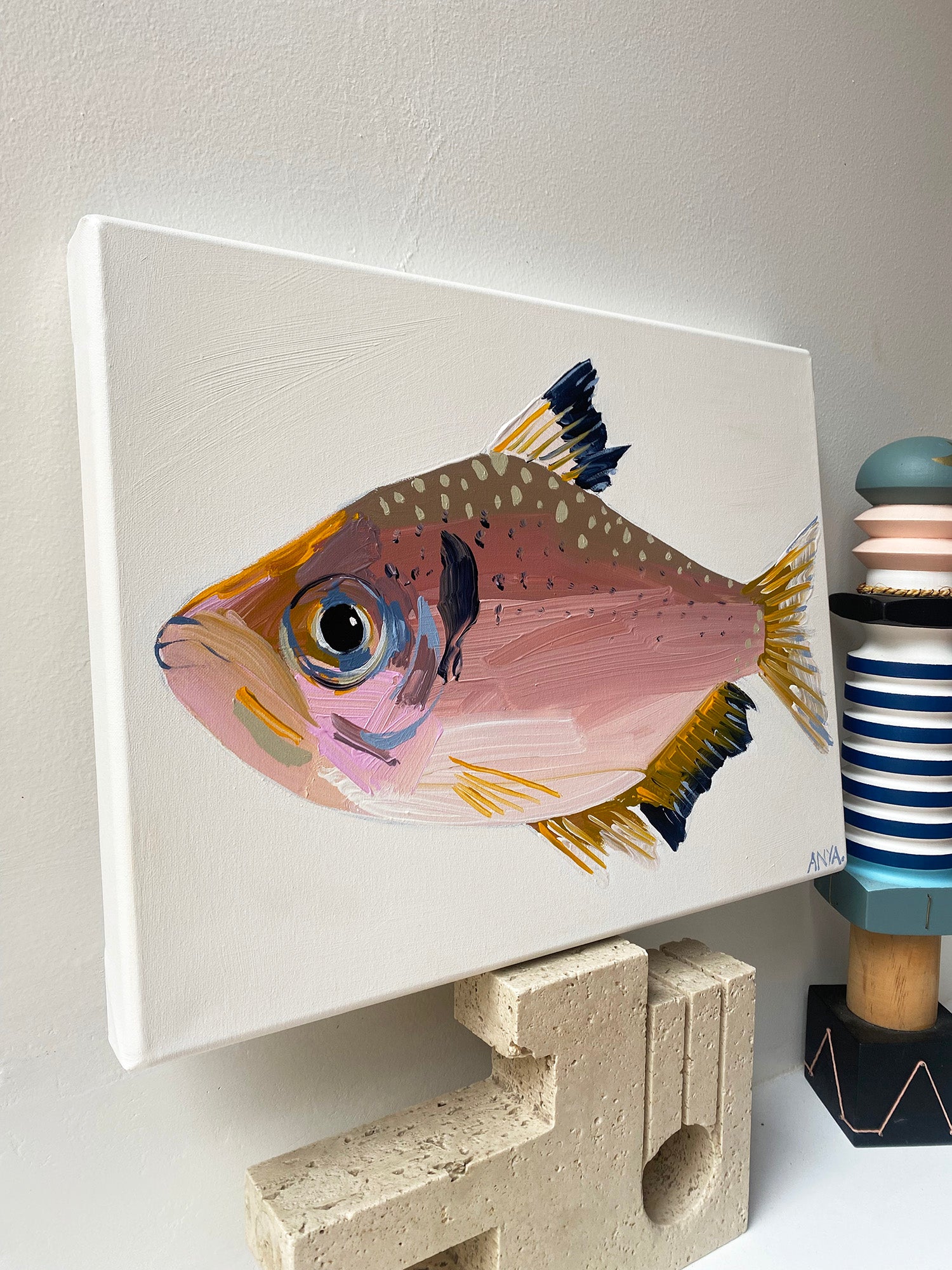 Paintings | Fish Twenty One | Anya Brock