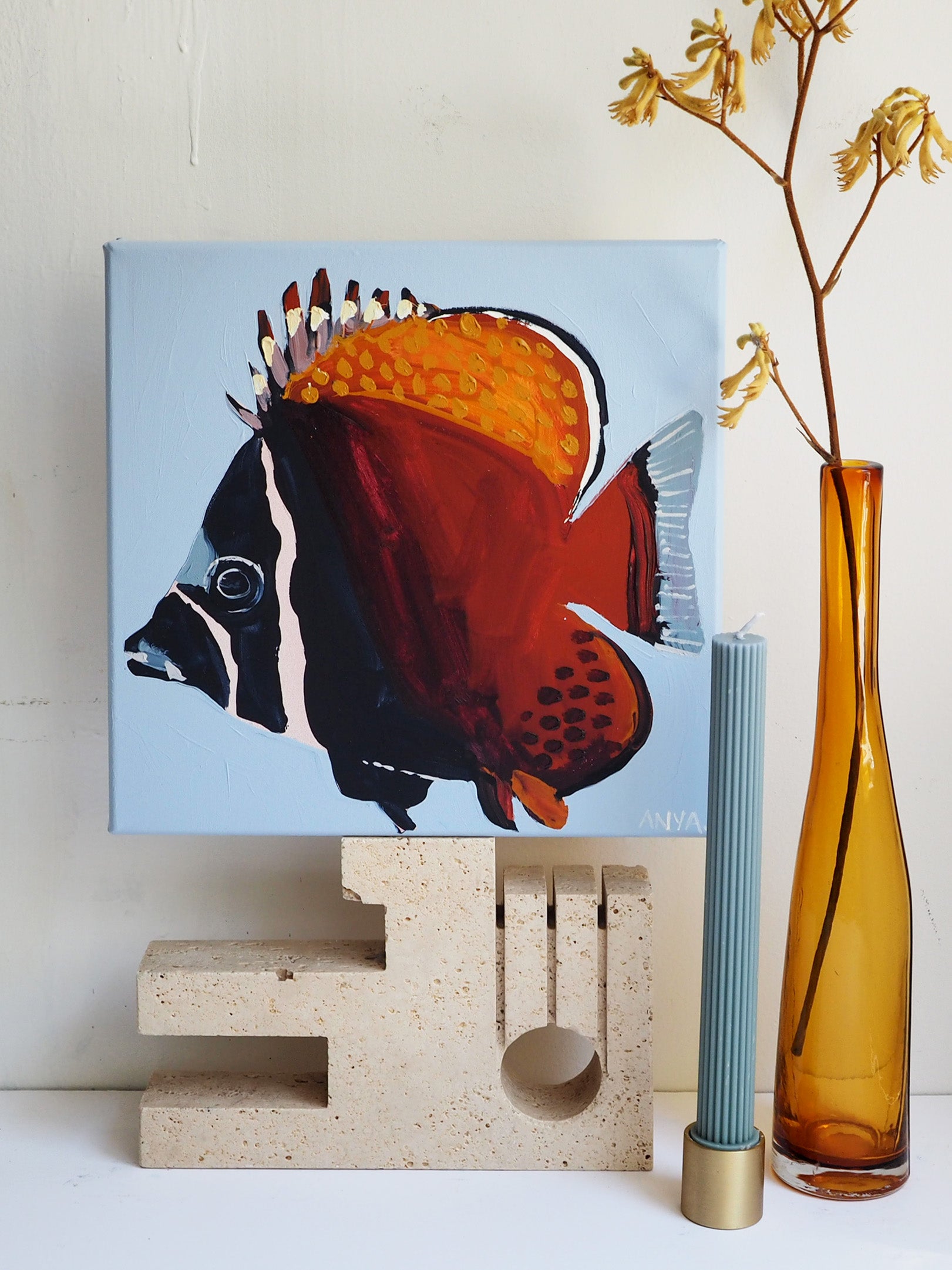PAPER PRINT | Fish One | Anya Brock