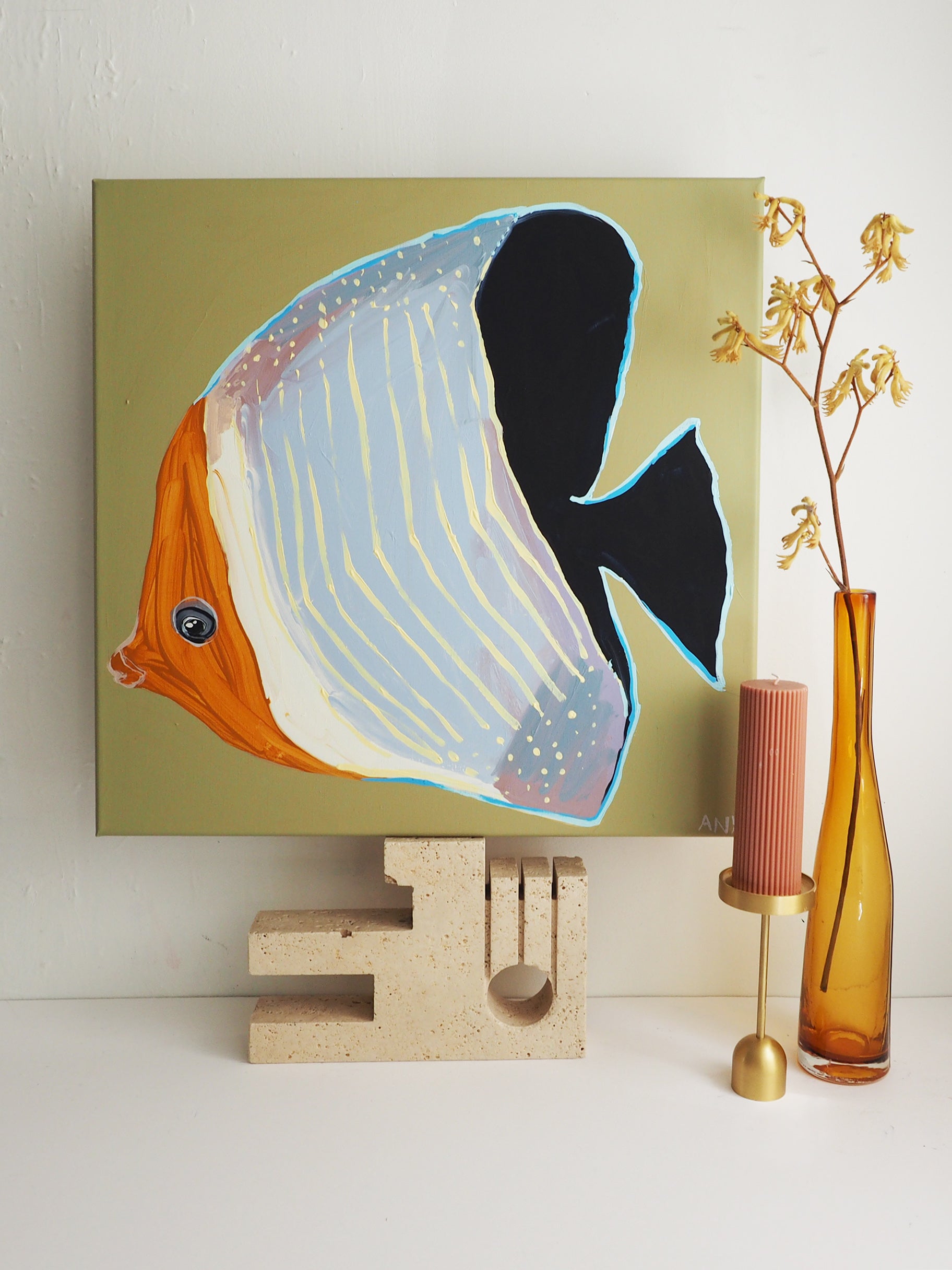 CANVAS PRINT | Fish Six | Anya Brock