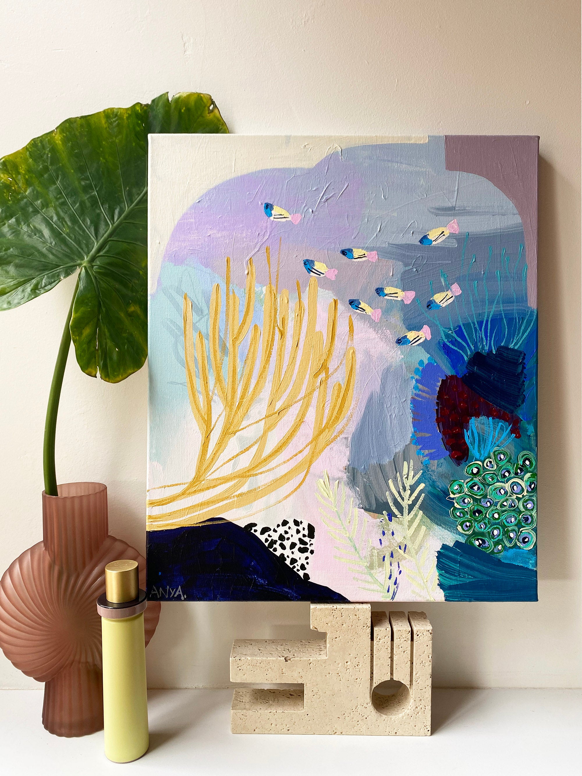 CANVAS PRINT | REEF 19 | Anya Brock