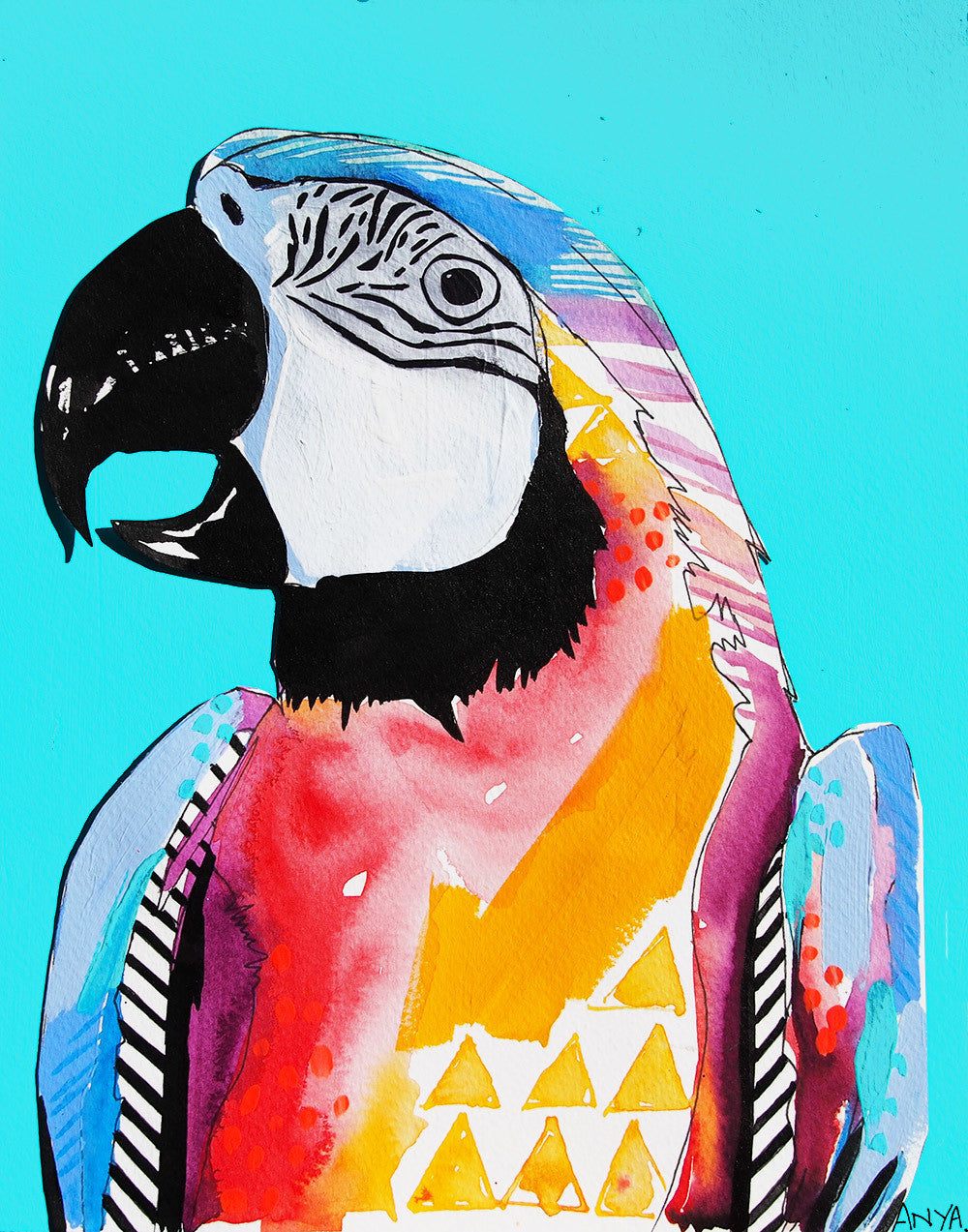 PAPER PRINT | This Heavy Heart | Anya Brock